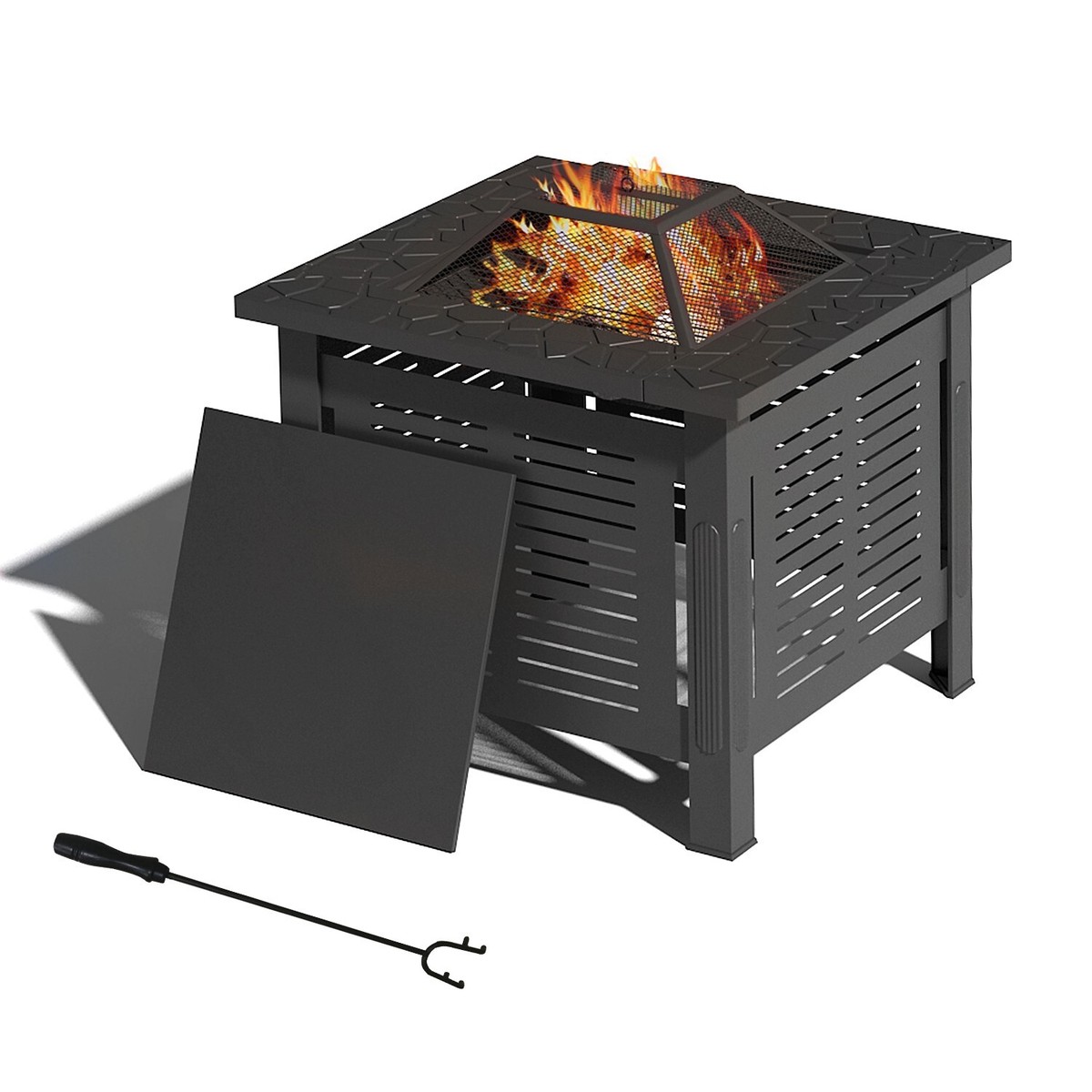 Large Square Fire Pit