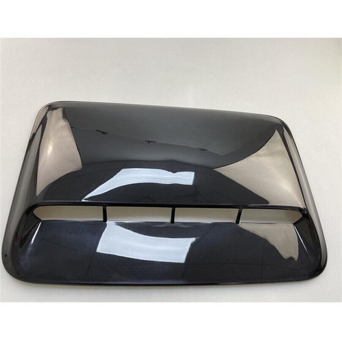 Glossy Black Car Air Flow Intake Scoop Turbo Bonnet Vent Cover Hood ABS ...