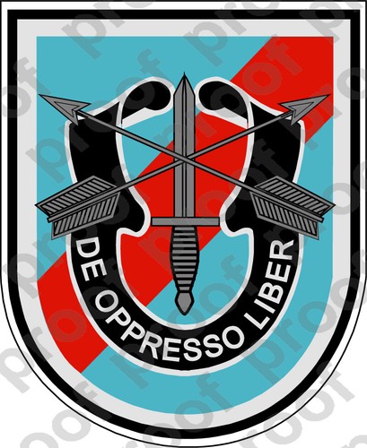 STICKER U S ARMY FLASH 20TH SPECIAL FORCES GROUP | eBay