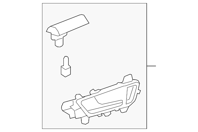 Genuine Audi Handle Inside 8K0-837-019-G-7PE | eBay