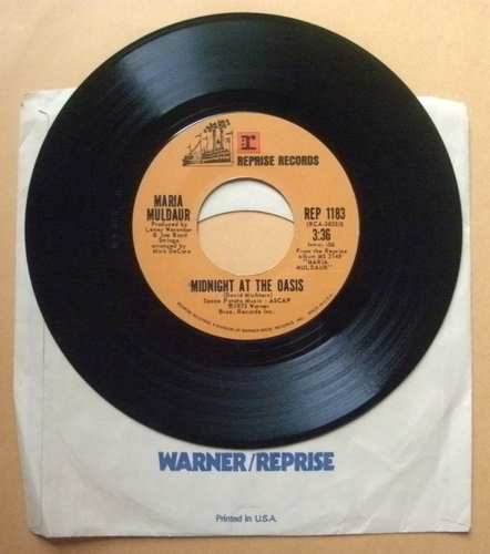 MARIA MULDAUR-MIDNIGHT AT THE OASIS / ANY OLD TIME-REPRISE REP 1183 ...