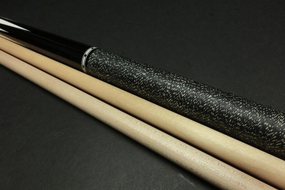 Nitti Custom Cue 2002 Ebony Diamond Inlay Radial Joint Billiards Pool ...