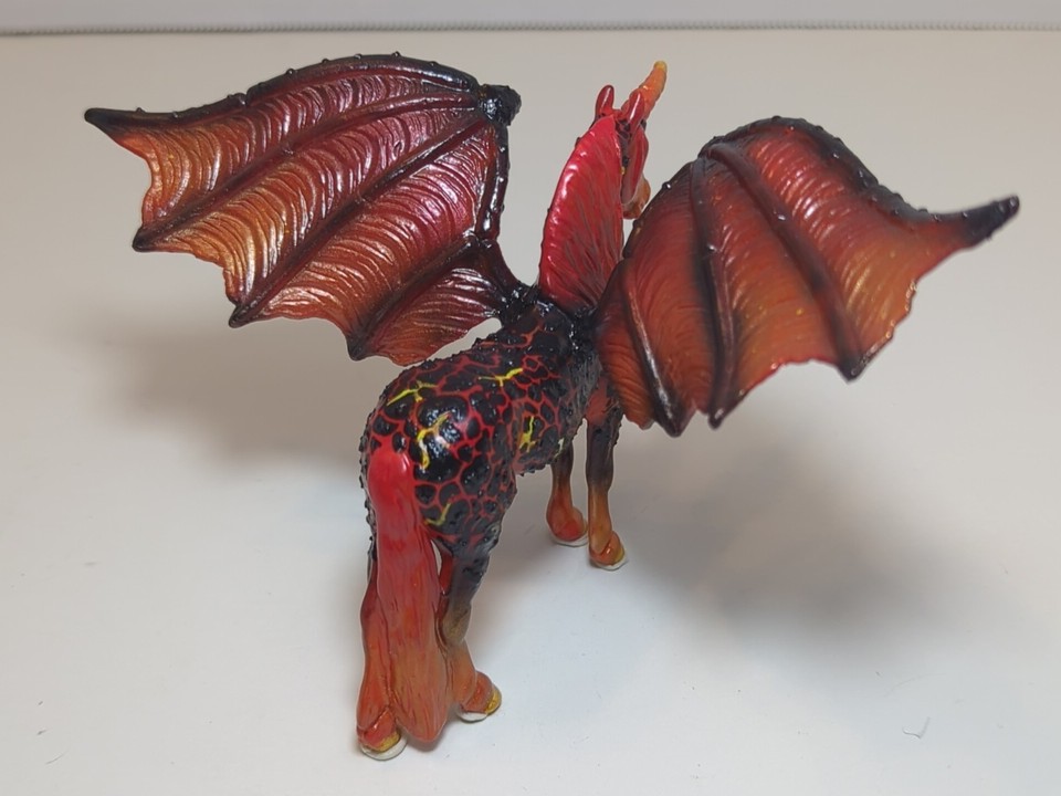 Breyer Stablemate CUSTOM DJANGO Standing Friesian with Dragon Wings ...