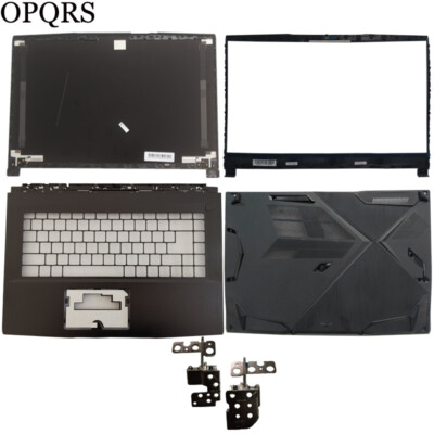 For MSI GF63 MS-16R4 MS-16R1 LCD Back Cover/Bezel /Palmrest/Bottom case ...