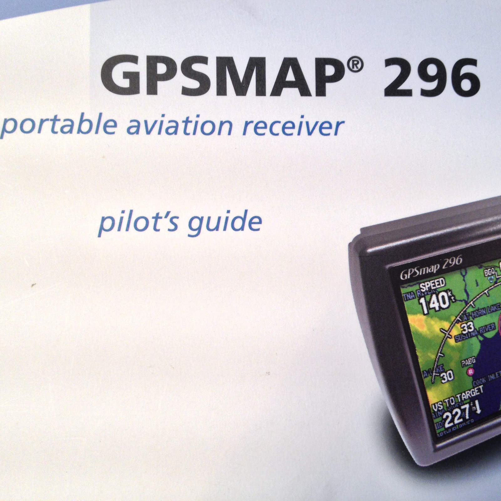 Garmin GPSMAP 296 Pilot's Guide | eBay