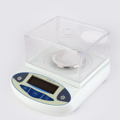 0.001g 300g High-Precision Digital Balance Scale +Windshield for Lab ...