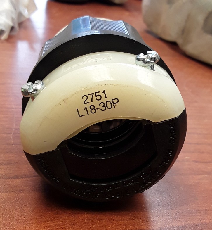 Leviton 2751 30 Amp, 120/208V NEMA L18-30P Locking Plug | eBay
