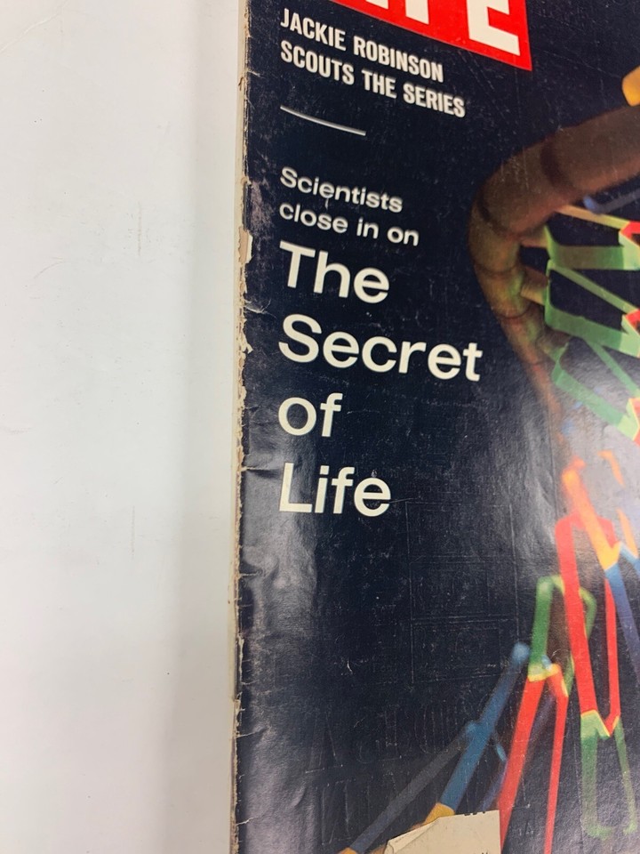 Life Magazine October 4 1963 The Secret of Life, Jackie Robinson AB1 | eBay