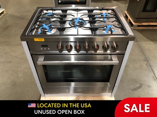 36 in. 220/240 V Dual Fuel Range 5 Burners (OPEN BOX, COSMETIC ...