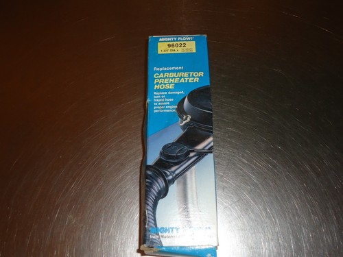 New Motormite Mighty Flow Carburetor Carb Preheater Hose 96022 1-3/4" x ...