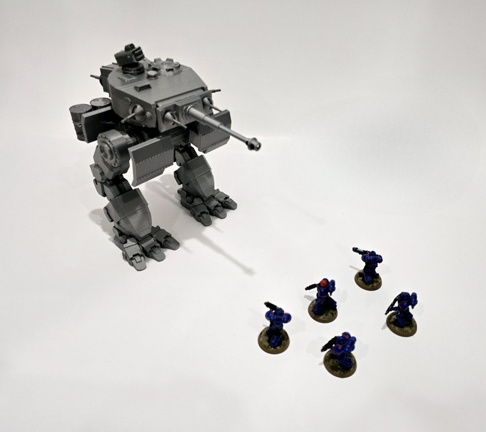 3d Printed Miniatures War Walker Titan, Dreadnought Proxy For Tabletop ...