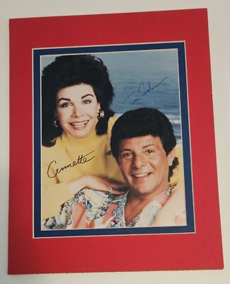 Annette Funicello & Frankie Avalon Autographed 8x10 Photo | eBay