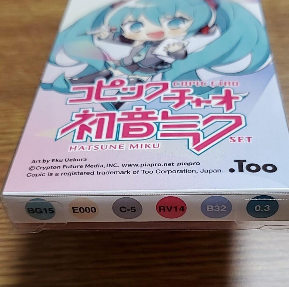 Vocaloid Hatsune Miku Copic Ciao Set Limited Edition special sticker ...