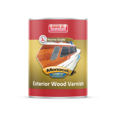 Bondall 1L Gloss Monocel Gold Marine Clear Timber Varnish - Australian ...