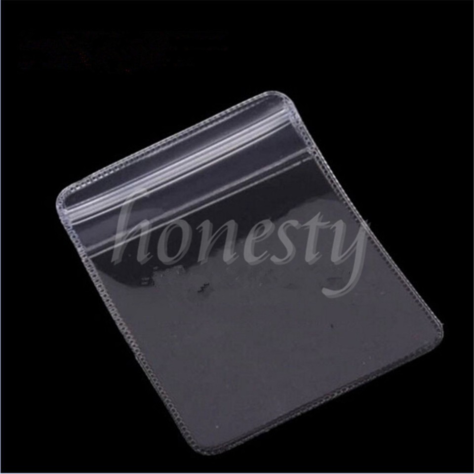 3 Size Clear PVC Protective Plastic Coin Wallets Storage Envelopes Case ...