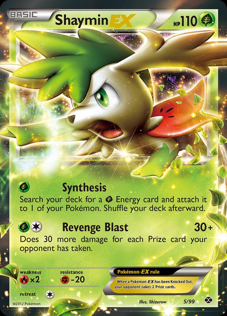 Shaymin Ex Card