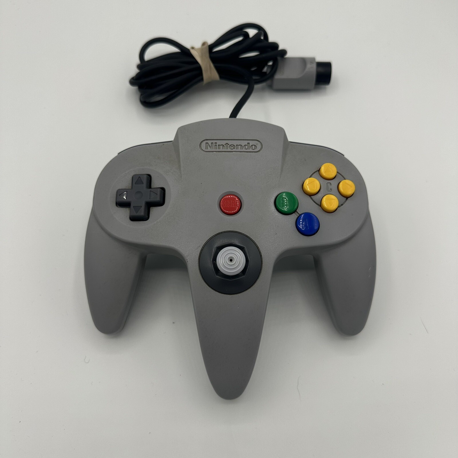Official Nintendo 64 GRAY Controller AUTHENTIC OEM N64 Remote NUS-005 ...