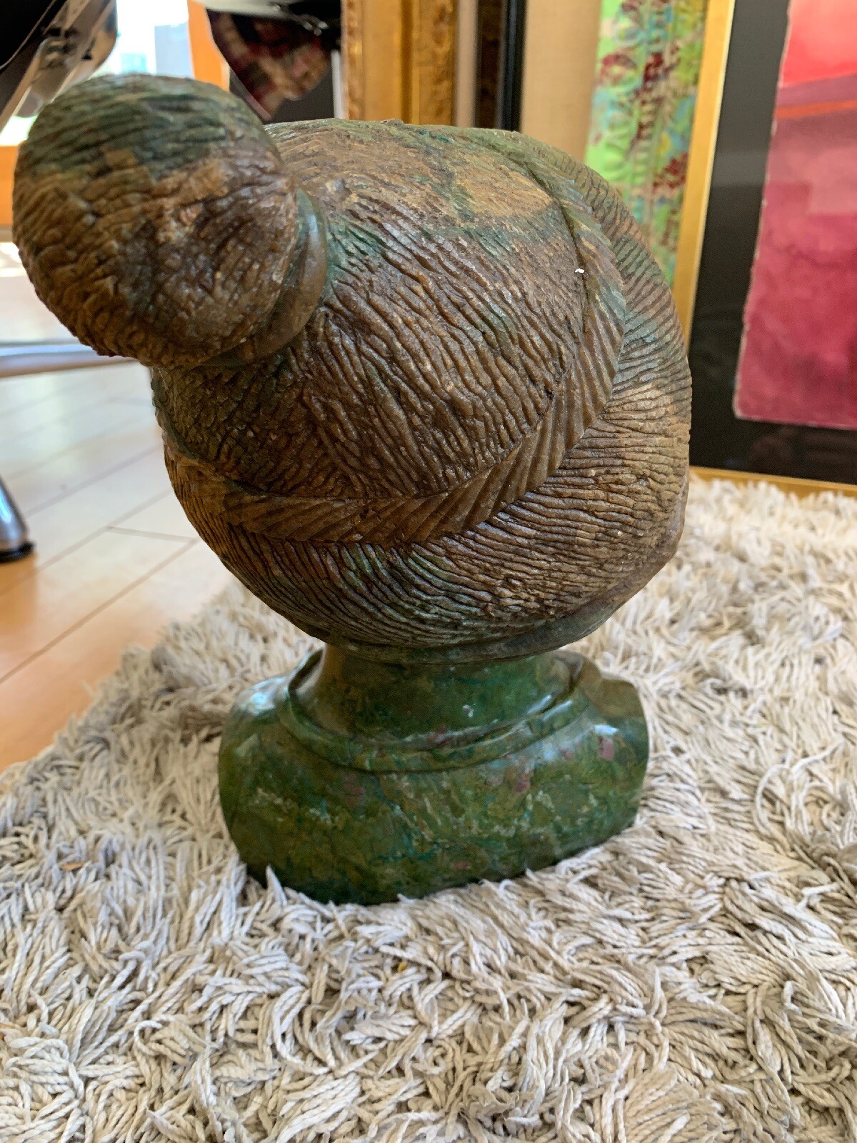 Green Verdite Stone Sculpture By Israel Chikumbirike The African ...