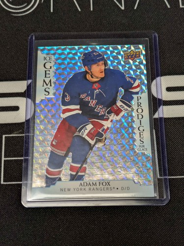 2023-24 UPPER DECK TIM HORTONS ICE GEMS ADAM FOX - NEW YORK RANGERS ...