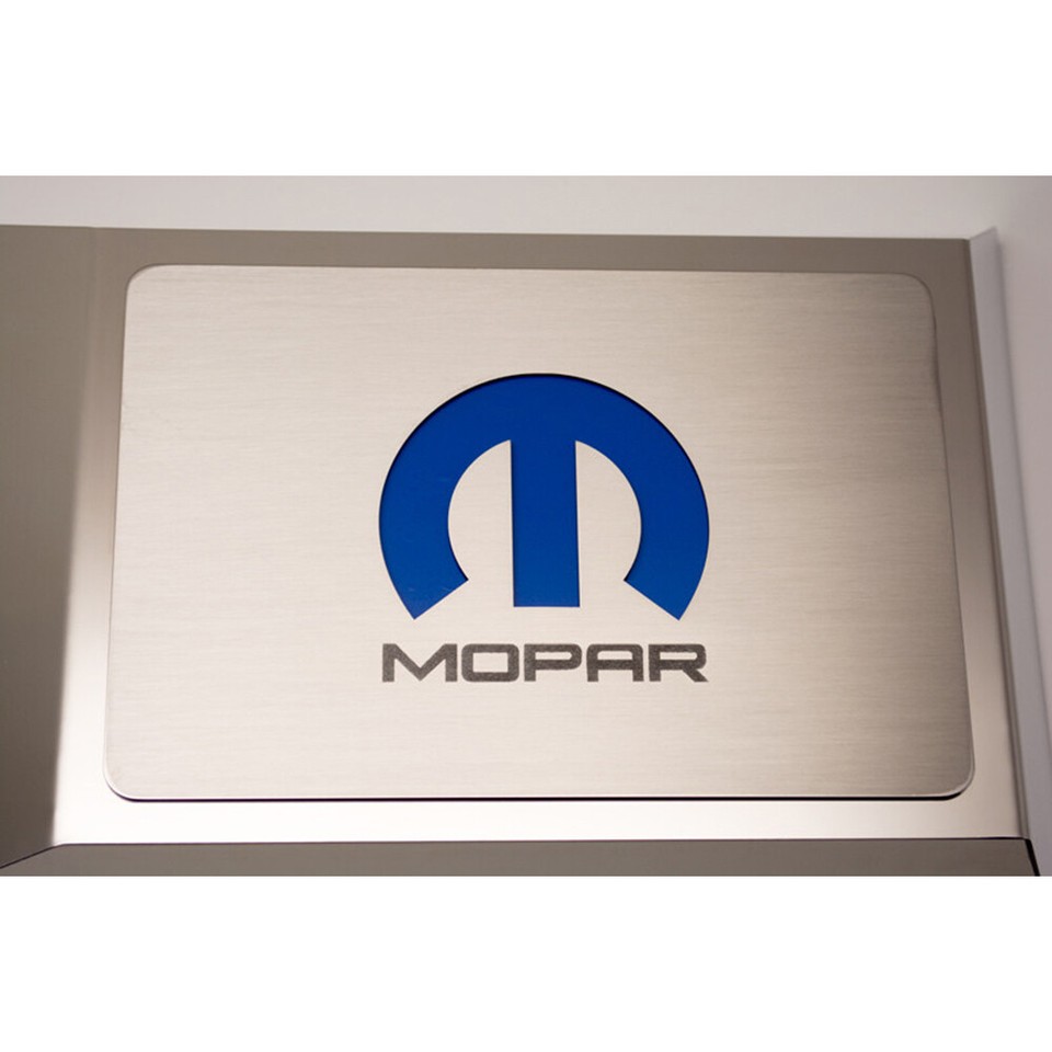 Fuse Box Plate Blue MOPAR Omega M Inlay for 08-15 Challenger/Charger w ...