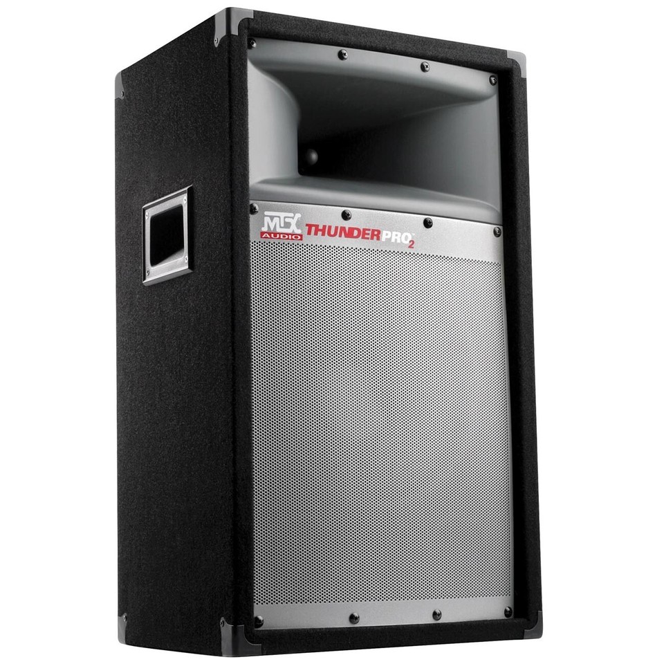 MTX Set of 2 Professional DJ Tower Speakers with 10″ Woofer 200 Watts ...