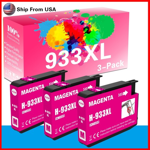 3-Pack 933 XL Ink Cartridge for OfficeJet 6100 6600 6700 Printer | eBay