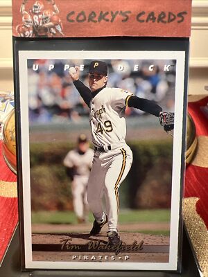 TIM WAKEFIELD (Pittsburgh Pirates) 1993 UPPER DECK ROOKIE CARD #66 | eBay