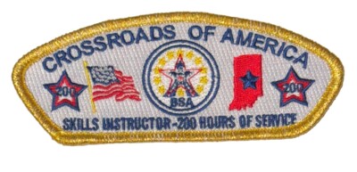 Boy Scout Crossroads of America Council Skills Instructor 200 Hours CSP ...