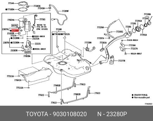 Genuine OE Seal Ring, 9030108020 for Toyota 90301-08020 | eBay