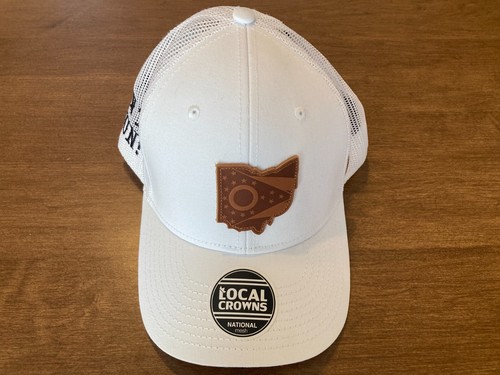 NEW Ohio Local Crowns Mens Hat White Baseball Cap Adjustable - NWT | eBay
