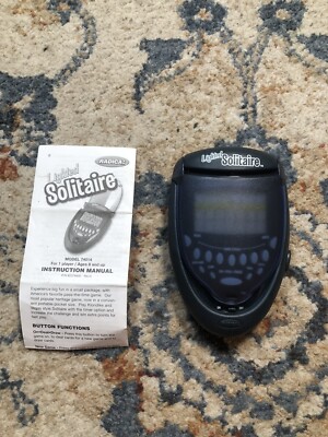 Radica Lighted Solitaire 2003 Handheld Electronic Game | eBay