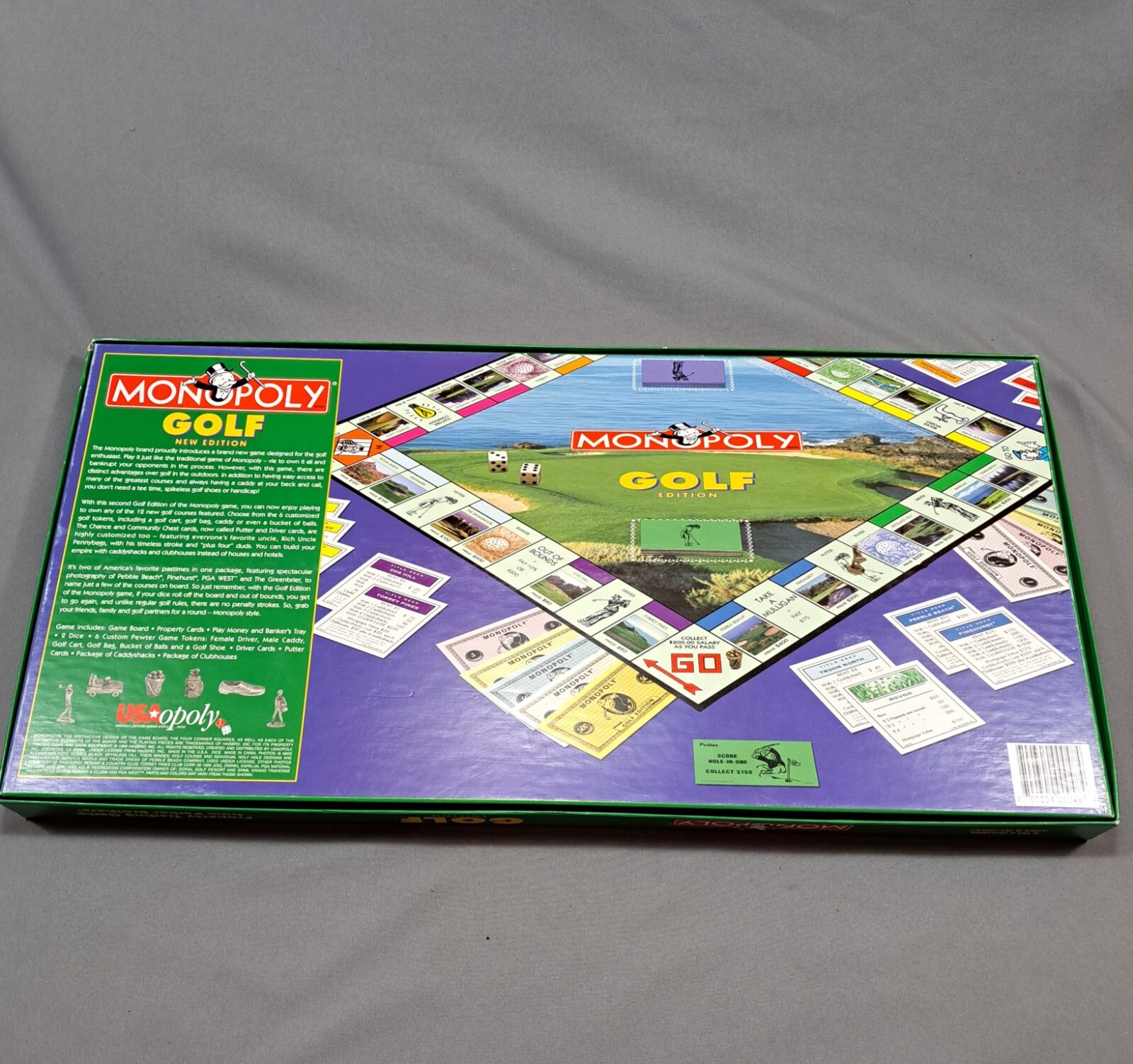 Monopoly Golf New Edition Board Game Custom Pewter Tokens *Complete* | eBay