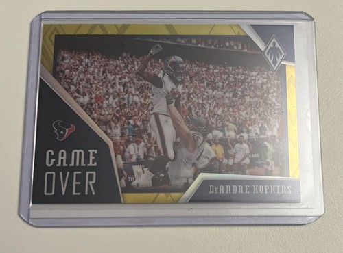2020 Phoenix Deandre Hopkins Game Over Yellow Holo /75 Texans SP | eBay