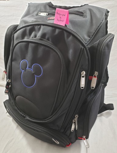 Disney Studios Park Mickey Mouse Ears Backpack Black large laptop bag ...