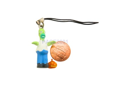 The Simpsons Halloween Frankenstein Homer Dangler Charm by Tomy Gacha ...