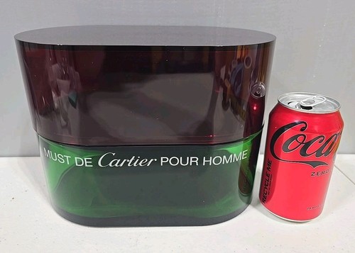 Vintage Giant 7"x9.5" Factice Display Dummy Bottle Must De Cartier ...