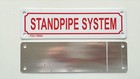 STANDPIPE SYSTEM SIGN ( ALUMINIUM 2X7 )-REF24-1027 | eBay