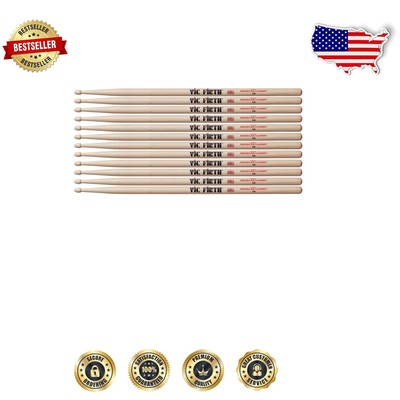 The Ultimate 5A Hickory Drumsticks Pack – 12 Quality Sticks for ...