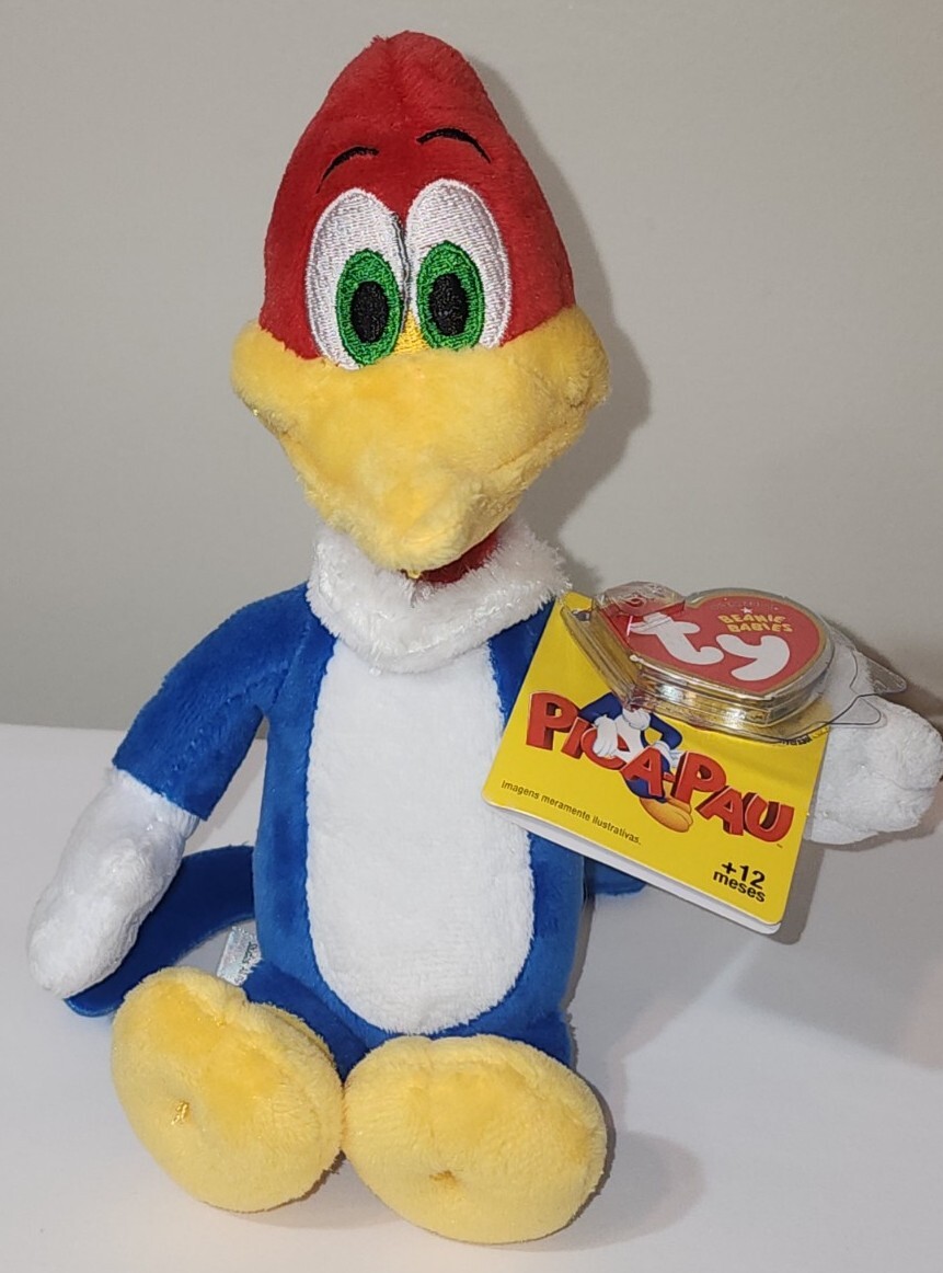 Ty Beanie Babies Woody Woodpecker, Winnie, Chilly Willy & Buzz Brazil ...