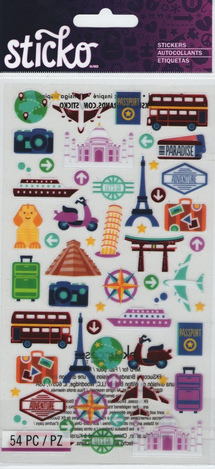 Sticko BEACH & VACATION themed~U PICK! Quick Ship | eBay