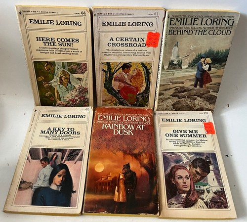Emilie Loring 6 Book Lot Vintage Paperbacks Rainbow Behind Here Comes ...