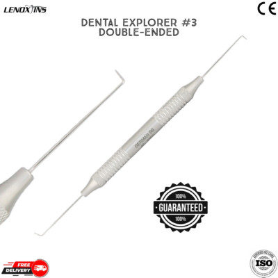Dental Diagnostic EXPLORER #3 Double-Ended Endodontic Explorer DENTAL ...