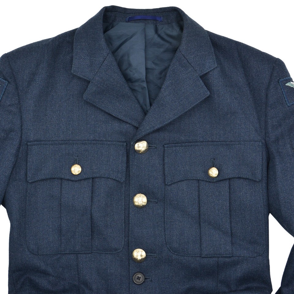 British RAF No 1 Royal Air Force Dress Uniform Army Jacket Tunic Blue ...