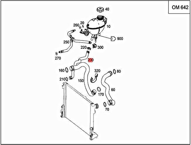 Mercedes-Benz 2125015782 Genuine OEM Overflow Hose for sale online | eBay