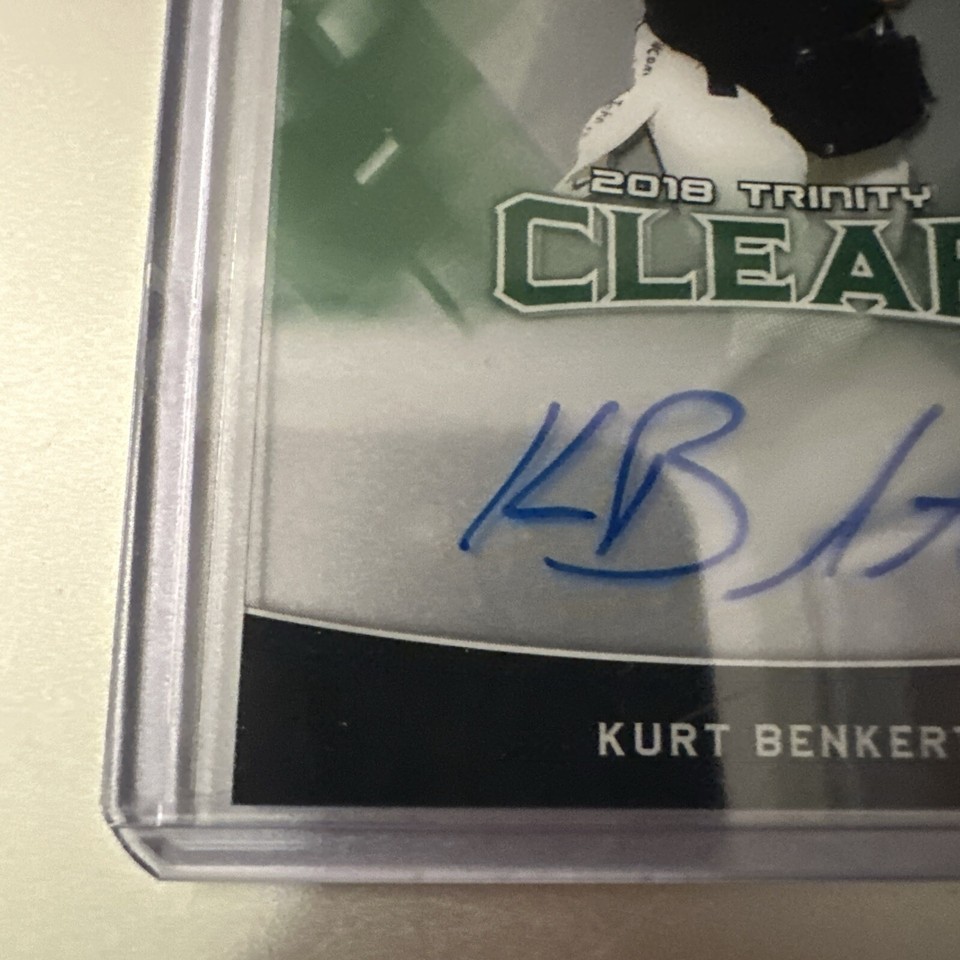 2018 Leaf Valiant Midas Touch Navy 10/10 Kurt Benkert #CA-KBI Rookie ...