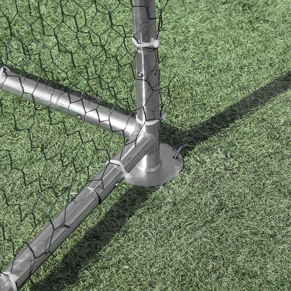 10x10FT Chicken Coop Run Walk In Poultry Cage Backyard Hen w/Climbing ...