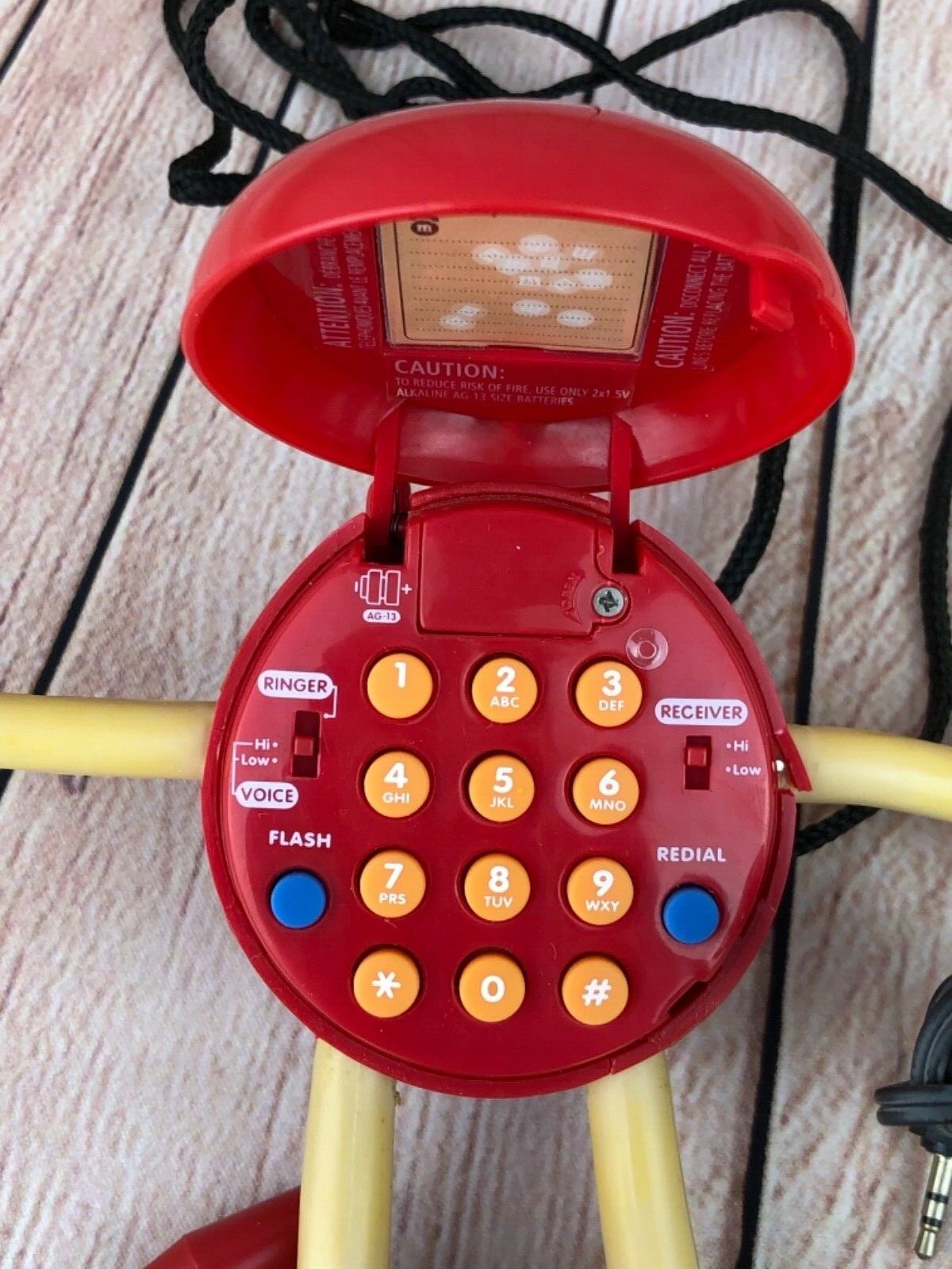 Mars M&M’s Red Candy Talking Hands Free Clip On Phone With Head Set ...