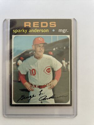 1971 TOPPS BASEBALL #688 SPARKY ANDERSON REDS HIGH NUMBER | eBay