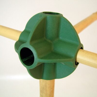 Flexi Ball Bamboo Cane Connectors Frame Caps Fruit Cage Netting Plant ...