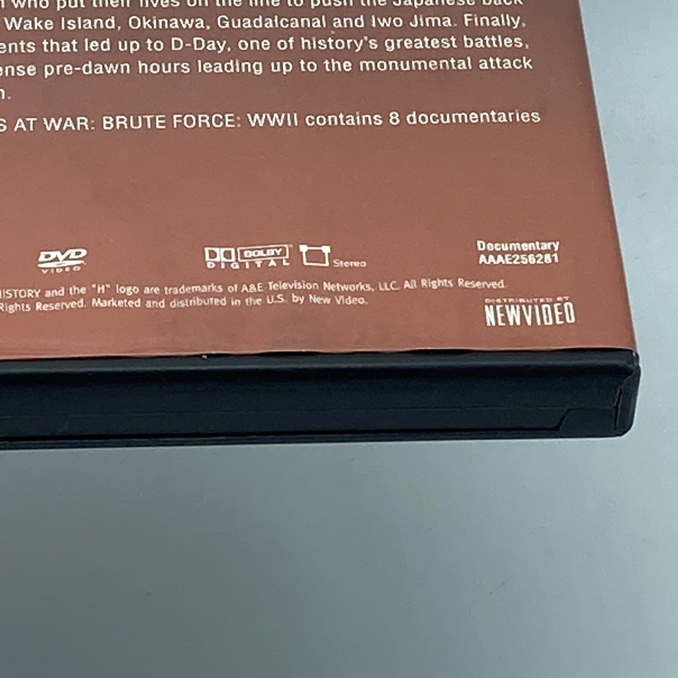 Weapons at War: Brute Force WWII 4-DVD 2011 History Channel Classics ...